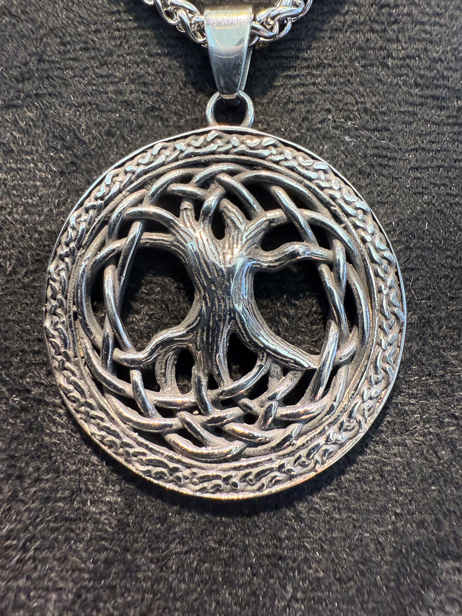 Transparent Titanium Tree of Life Amulet & Necklace – Ancient Tribal ...